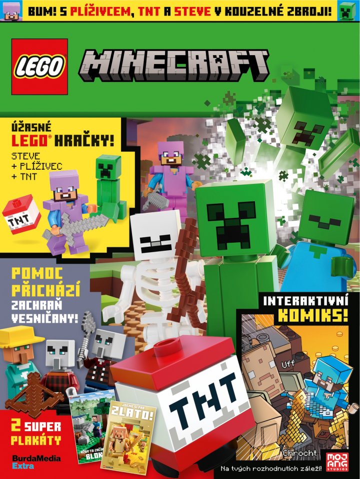 Časopis LEGO® Minecraft 3/2025 | Důmkostek.cz
