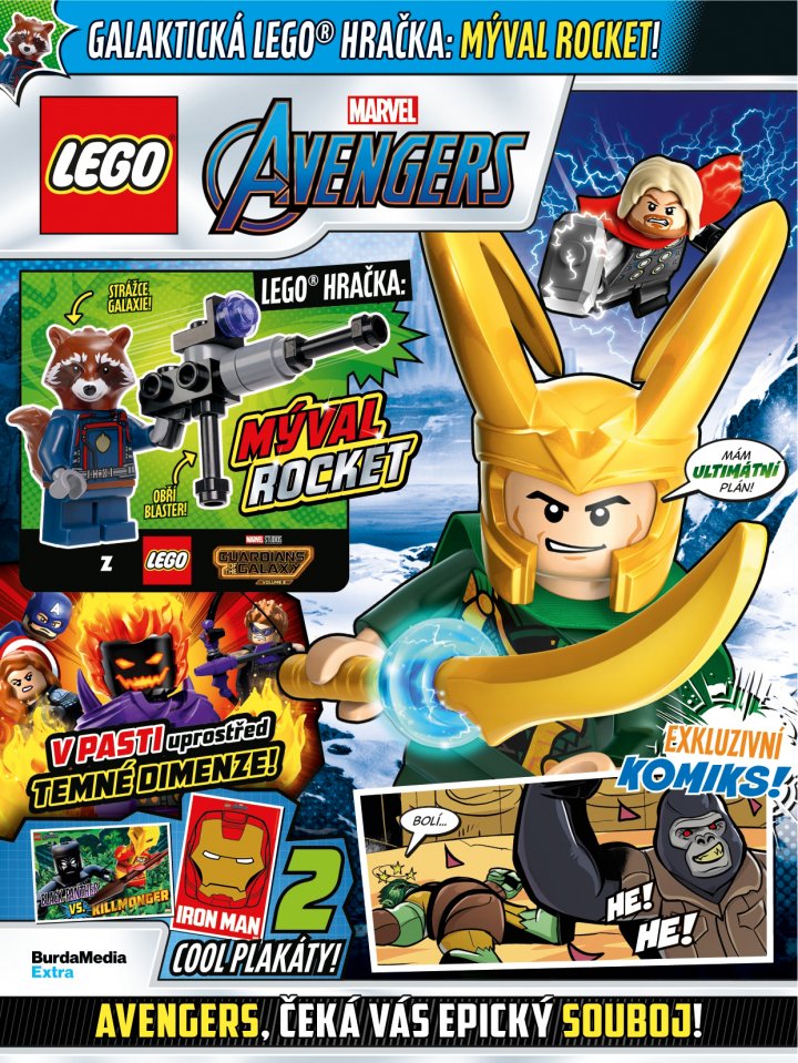 Časopis LEGO® Marvel Avengers 8/2024 | Důmkostek.cz