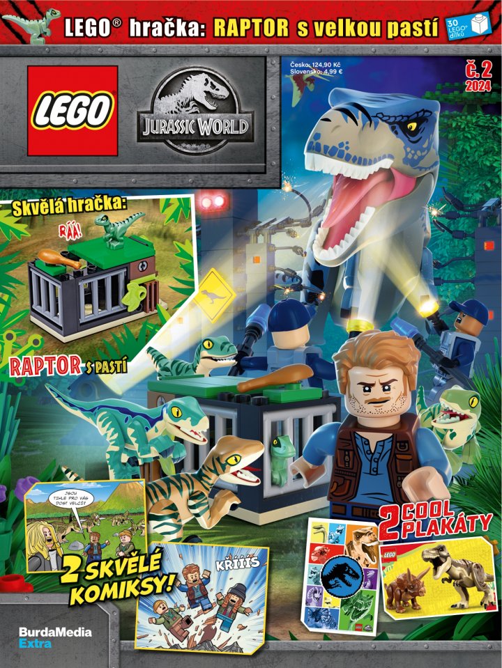 Časopis LEGO® Jurassic World 2/2024 CZ verzia | Důmkostek.sk