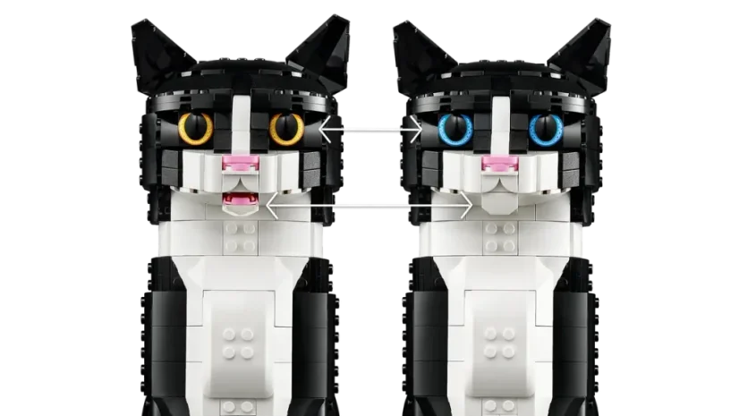 LEGO® Ideas 21349 Czarno-biały kot | Domklocków.pl